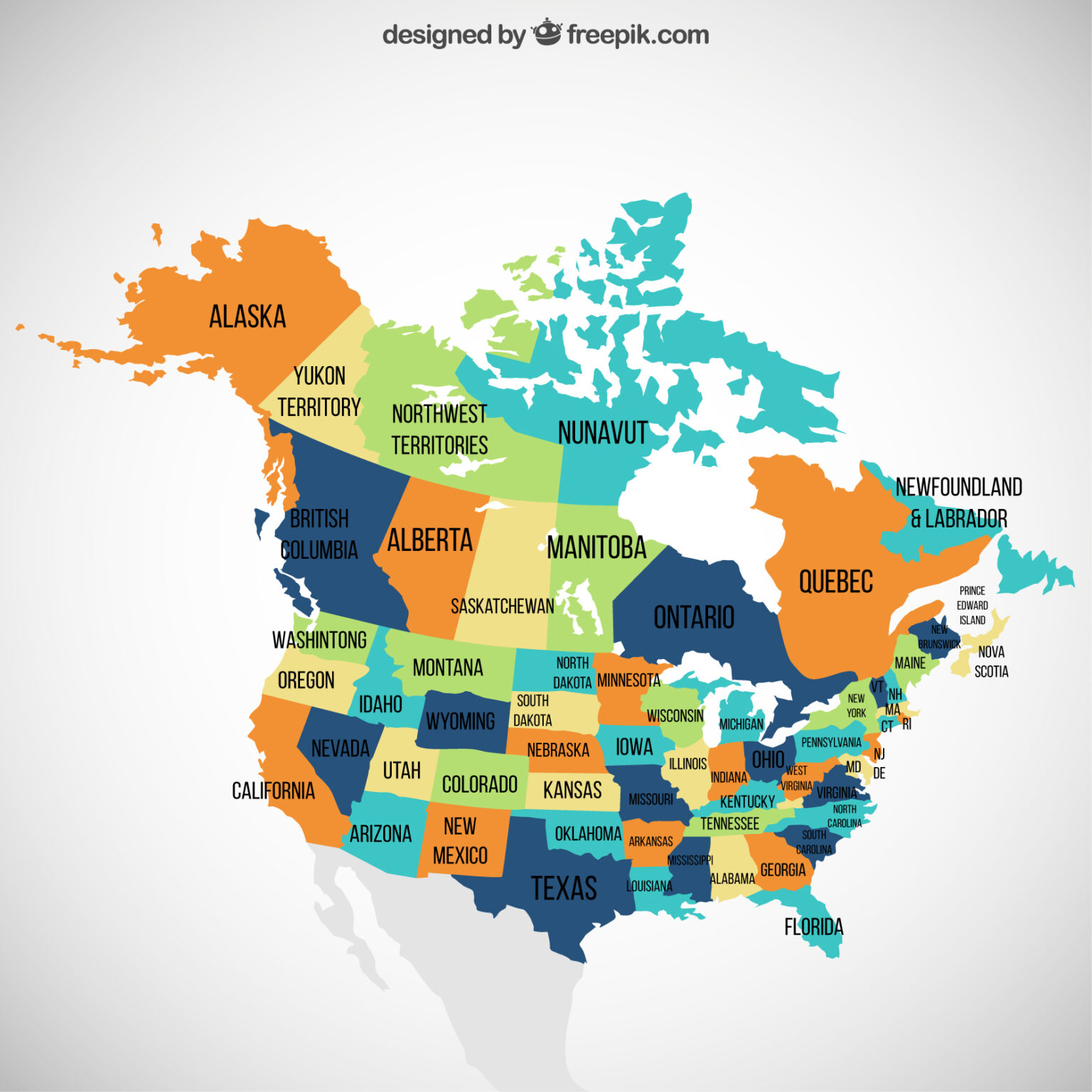 Complete List Of 23 North American Countries Little Explorers Complete List Of 23 North American Countries Little Explorers